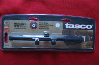 TASCO Rimfire 4x15 Rifle Scope RF4X15D Great Scope For Your Marlin Or ...