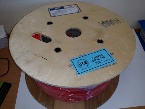 FP TYPE CABLE, FIRETEC AEI 2.5MM 4 CORE + EARTH RED SHEATH 100M | eBay