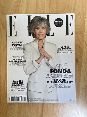 Jane Fonda-MAGAZINE ELLE # 3926 #19 Mars 2021-fashion mode revue | eBay