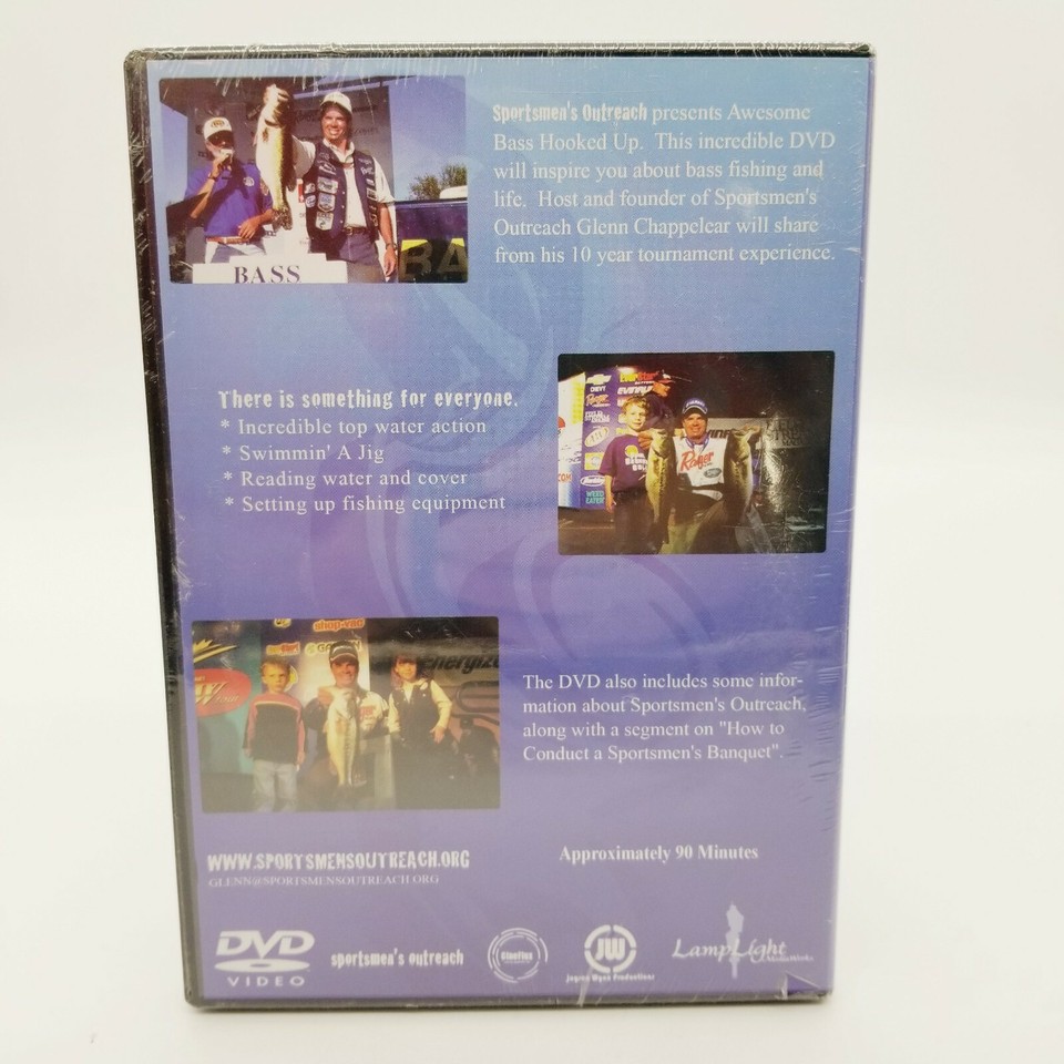 Sportsmens Outreach Awesome Bass Fishing Hooked Up Glenn Chappelear DVD ...