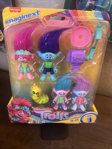 Imaginext DreamWorks Trolls Figure Multipack Playset - 7pc Toy Brand ...
