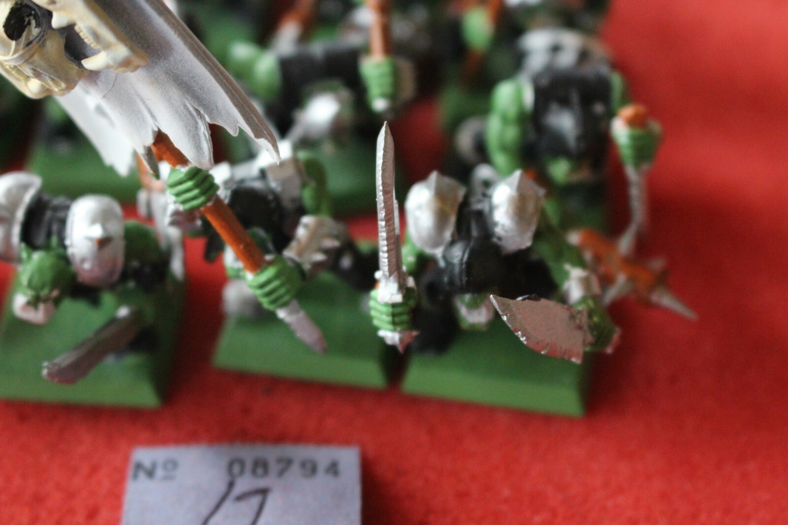 Games Workshop Warhammer Orruks Orcs Warriors Regiment 19 Painted ...