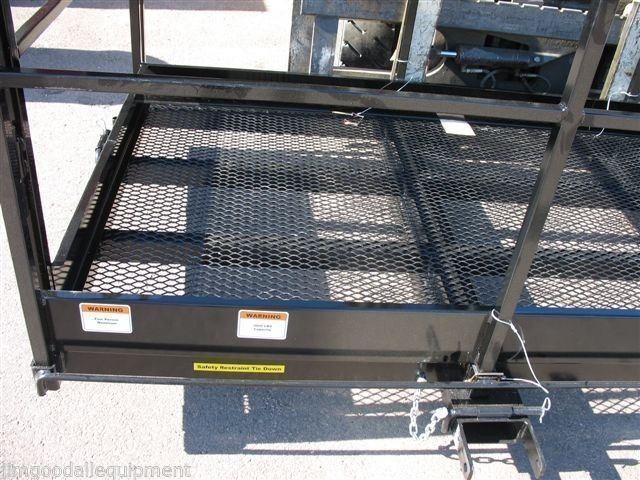 WORK PLATFORM MAN BASKETS FOR TELEHANDLER-FORKLIFTS 2000 LBS. CAPACITY ...