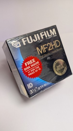 Fuji Film Floppy Disc MF2HD 11 Pack New | eBay