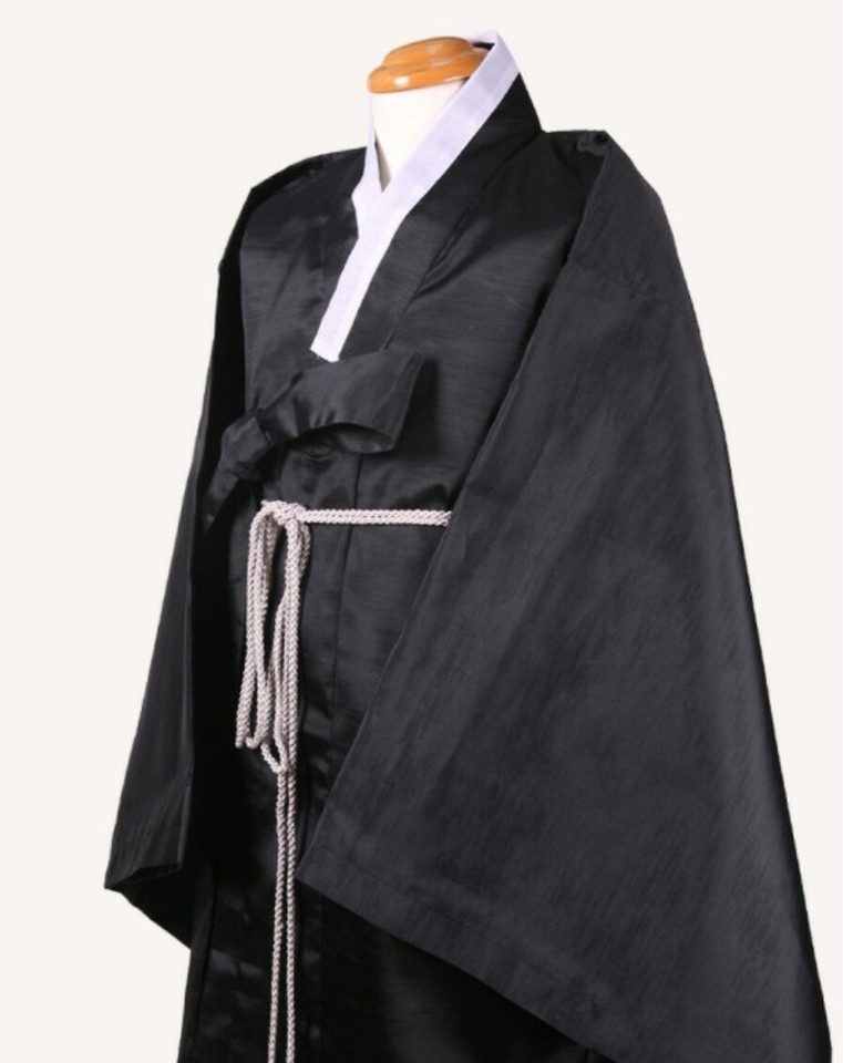 Korean traditional Men outer coat garment Durumagi Hanbok | eBay