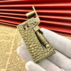 New Retro Scimitar Kerosene Windproof Heterosexual Metal Press Ignition ...