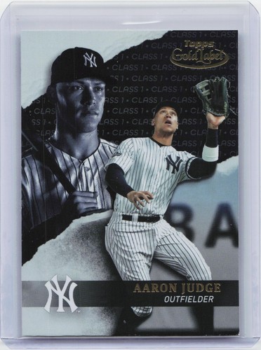 2020 Topps Gold Label #62 Aaron Judge Class 1 Black | eBay