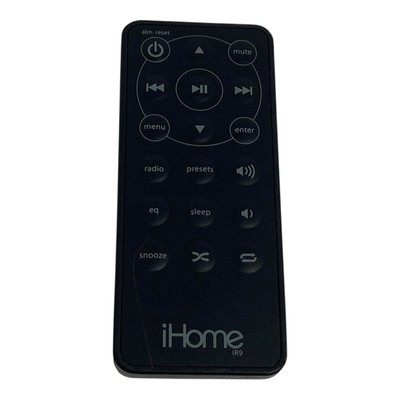 iHome Remote Control iR9 for iPhone Dock/Clock Radio Model iH9 & iP9 w ...