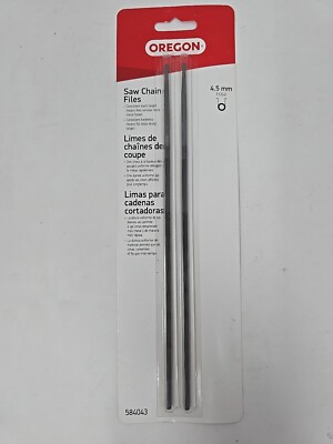 New Oregon Saw Chain Files 2 Pack 4.5mm 584043 Genuine OEM (Defective ...