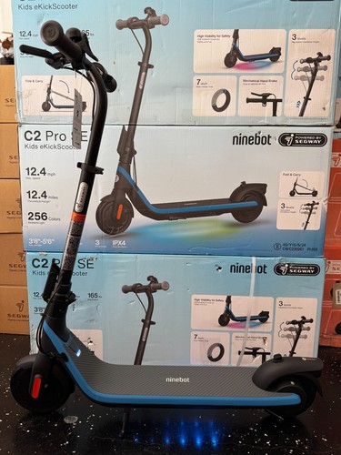 Segway Ninebot Kids eKickscooter C2 Pro SE - Adjustable Height 12.4 MPH ...