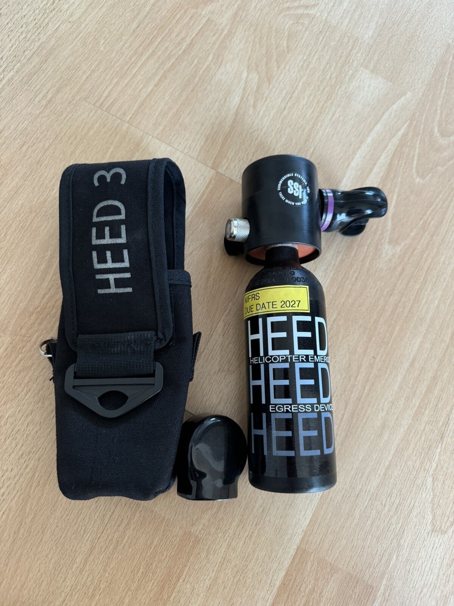 Heed 3 Emergency Egress Device Emergency Breathing Systems