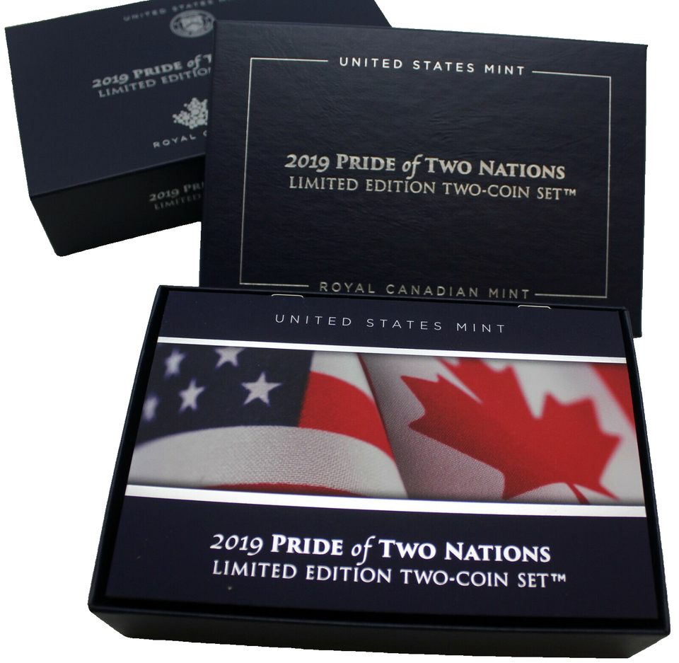 2019 Pride of Two Nations Silver American Eagle & Maple Enhanced ...