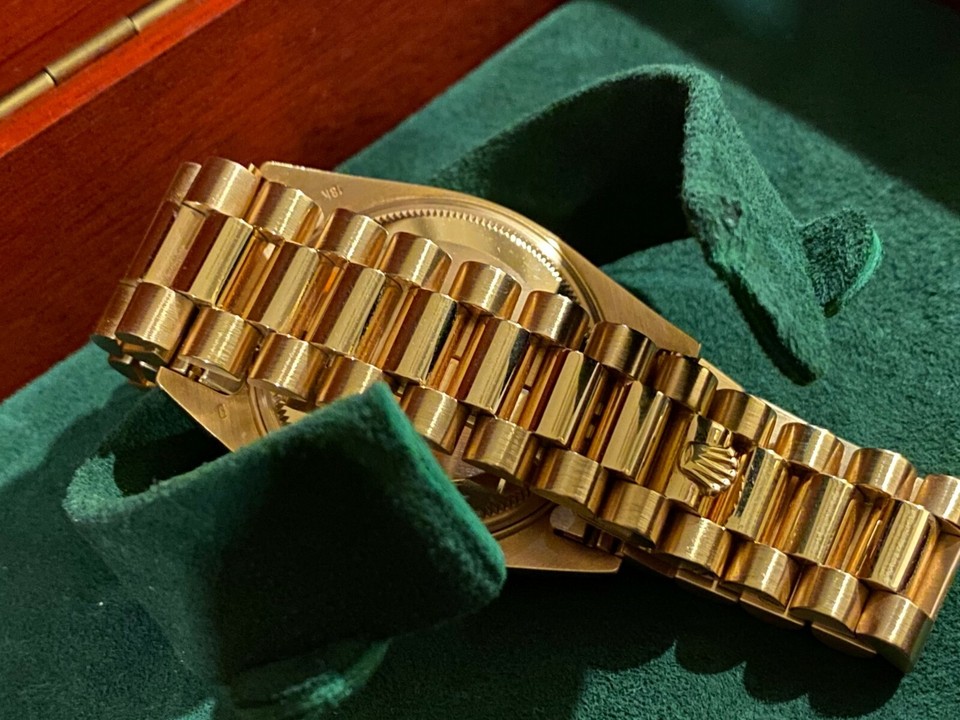 Vintage Rolex Day-Date President | Ultra Rare Blend Solid Pink Gold | eBay