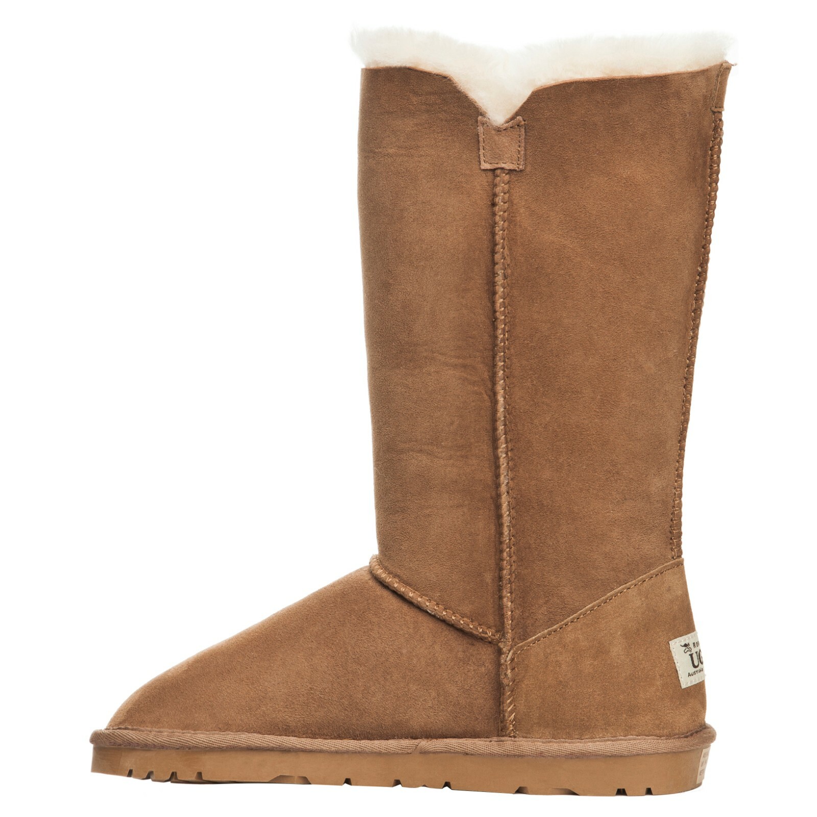 UGG Real Aus 100% Australian Sheepskin Wool Unisex Tall Three Button ...