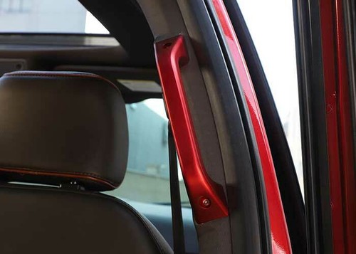 For Ford F-150 2015-2022 Aluminum Red Car Interior Grab Handle B Pillar ...
