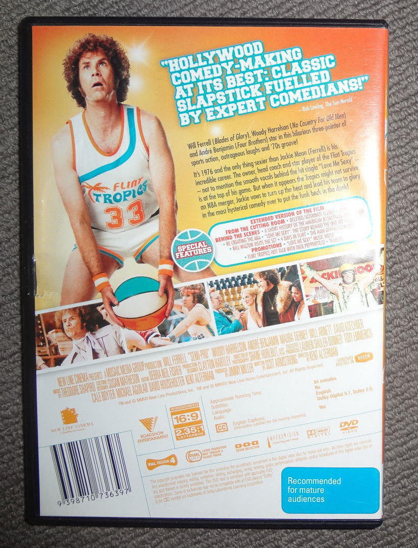 Semi Pro [Movie - DVD - Rated M] | eBay