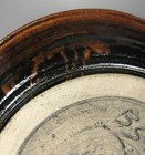 BS Hand Thrown Glazed Studio Pottery Shallow Bowl Signed Size 12.25 ...