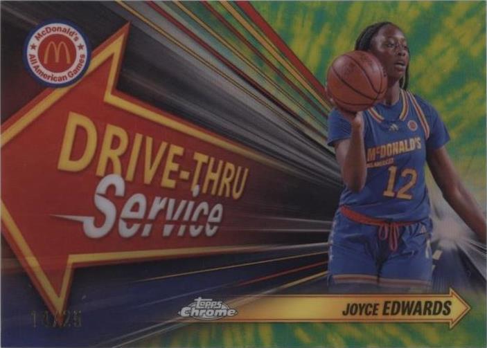 2024 Topps Chrome Mcdonald's All American - Drive-Thru Service Joyce ...