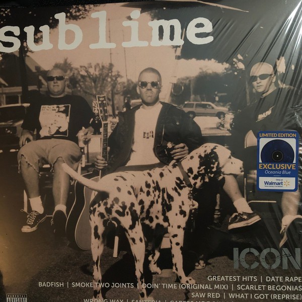 Sublime ICON Oceania Blue Color Vinyl LP Walmart Ex Smoke Two Joints ...