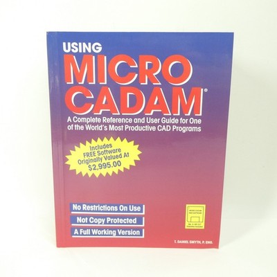 Using MICRO CADAM CAD Vintage Guide 1996 + 4 Floppy Discs PC Software ...