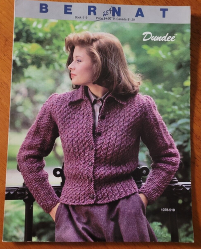 Bernat Book 519 Knitting Patterns Leaflet | eBay