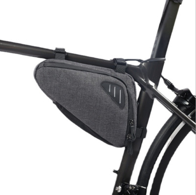 Bike Triangle Frame Storage Adjustable Bag Under Seat Bicycle Top Tube ...