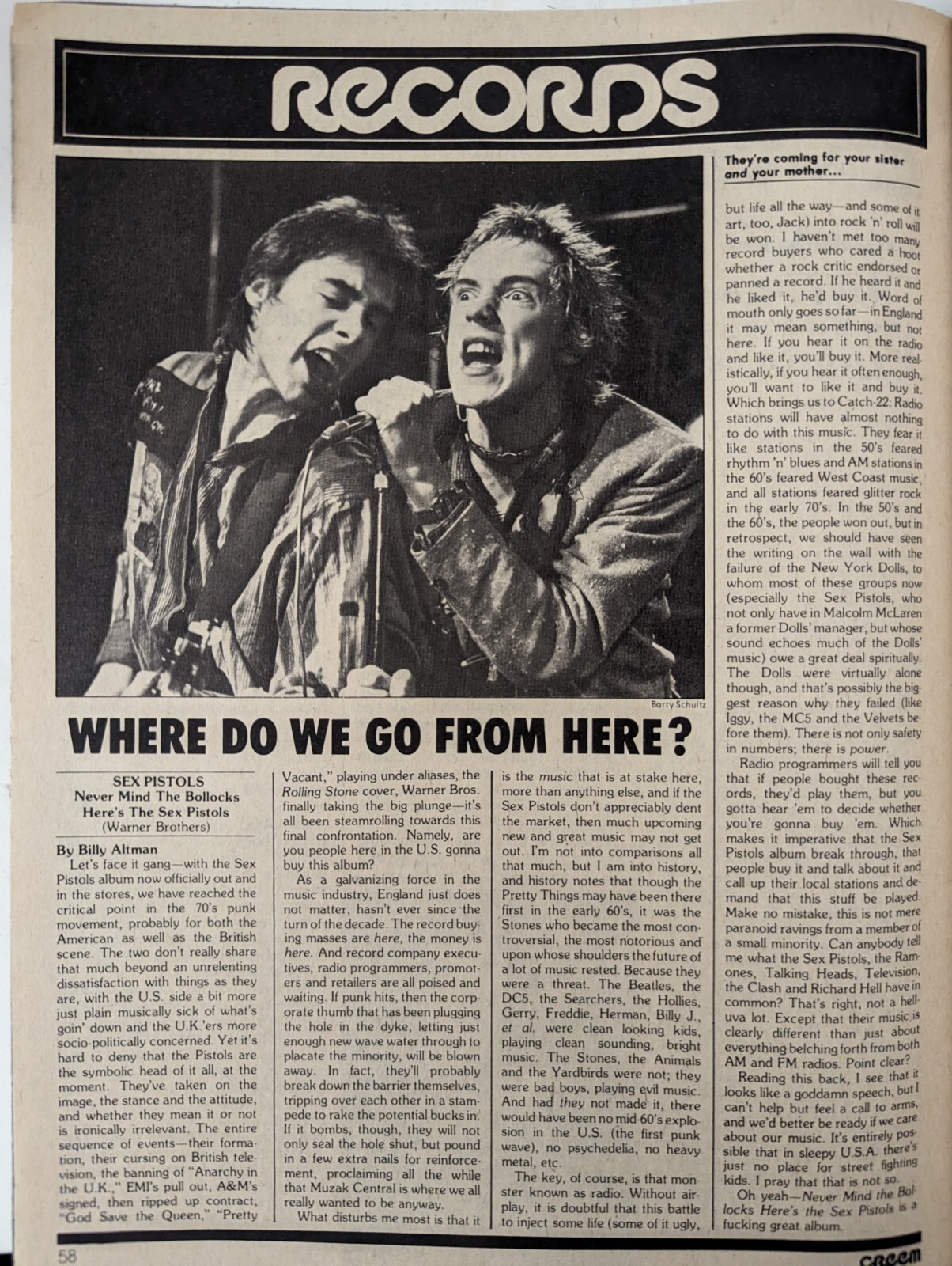 Creem Magazine February 1978 Led Zeppelin, Bowie, KISS, Elvis Costello ...