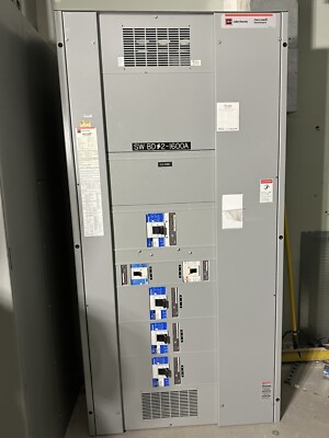 CUTLER HAMMER Pow-R-Line Panelboard 1600A 3Ph 480v 65k W/BREAKERS! MLO ...