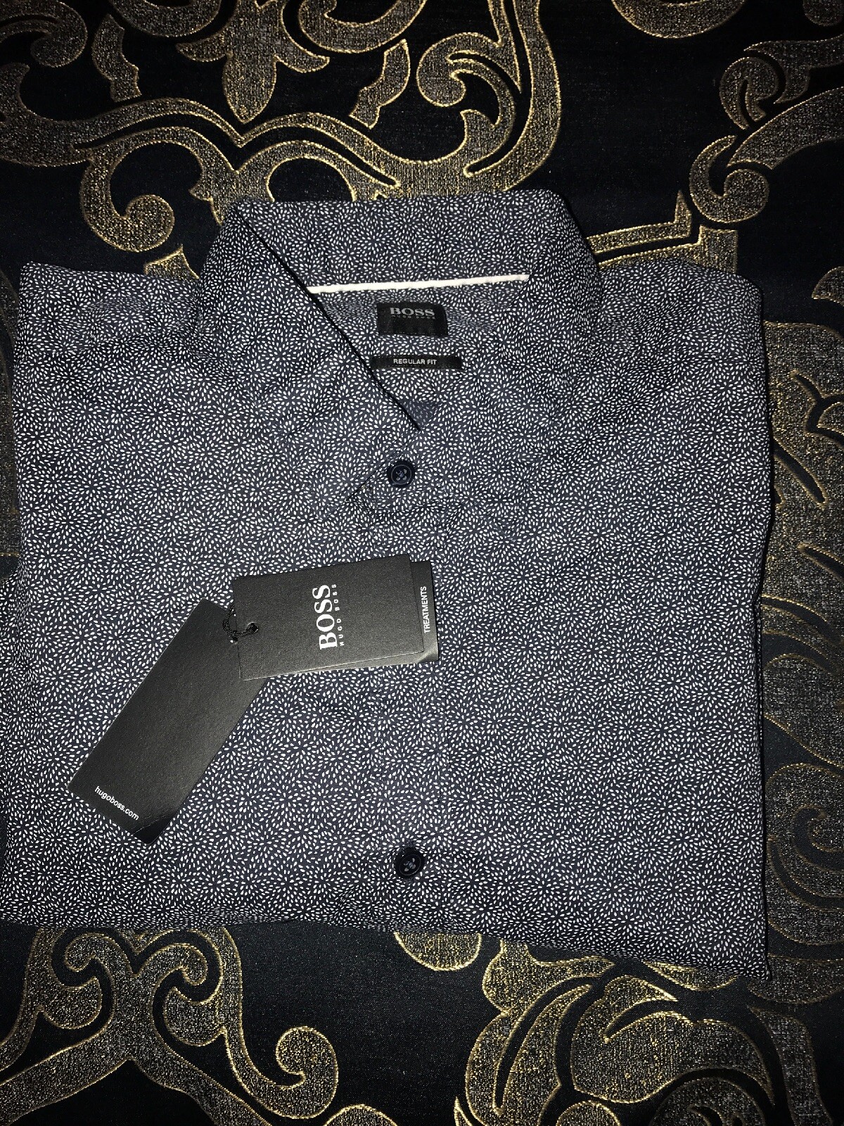 Hugo Boss BLACK LABEL Lukas regular Fit Long Sleeve Shirt Size Xl NWT ...