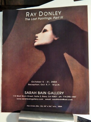 RAY DONLEY ART PIECES VTG ORIG 2004 ADVERTISEMENT | eBay