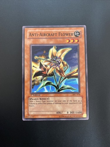 Yu-Gi-Oh Common Invasion Of Chaos IOC-076 1st Eng Anti-Aircraft Flower ...