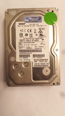 HP 719772-001 790339-003 SAS BARE HDD 3.5" HUS724040ALS640 7.2K 64MB ...