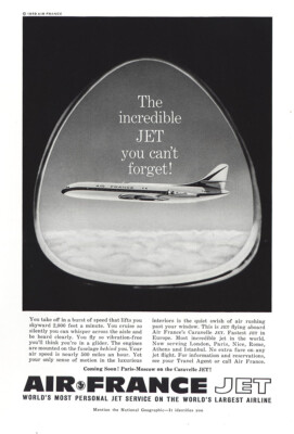 1959 Air France Jet: The Incredible JET Vintage Print Ad | eBay