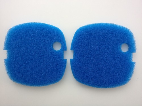 2 x SunSun HW-302 External Filter Media Blue Coarse Foam Filter Pads ...