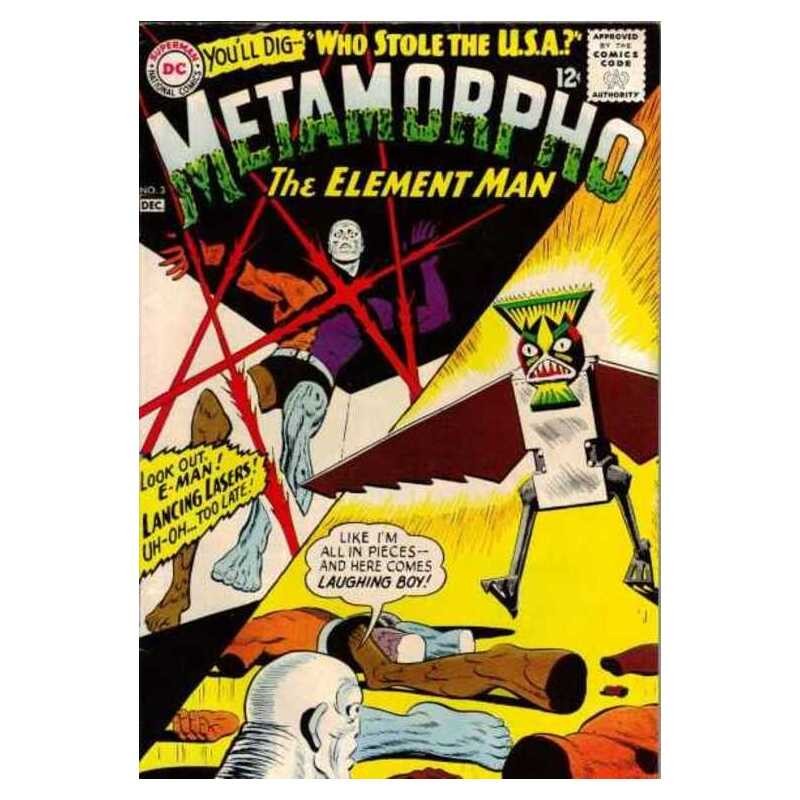 Metamorpho #3 - 1965 series DC comics VG+ Full description below [t{ | eBay