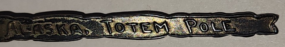 Vintage Sterling Silver Alaska Souvenir Spoon Totem Pole | eBay