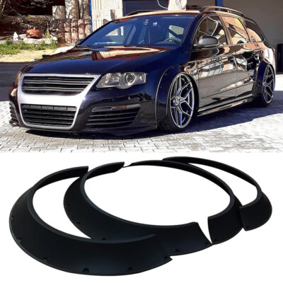 4Pcs Flexible Fender Flares Extra Wide Body Kit Wheel Arches For VW ...