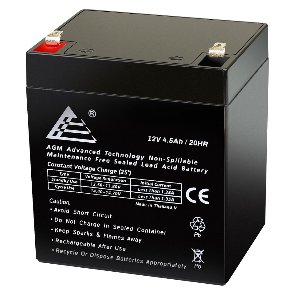 SEALED LEAD ACID BATTERY 6V 12V 18Ah 12Ah 10Ah 9Ah 7.2Ah 7Ah 5Ah 4.5Ah ...