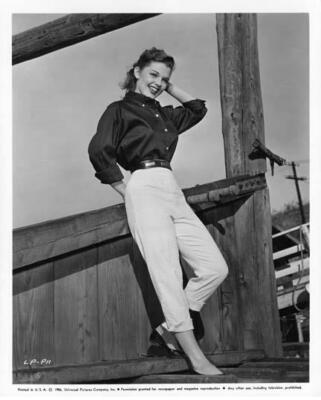 LUANA PATTEN great original full portrait 8x10 still 1956 -- p188 | eBay