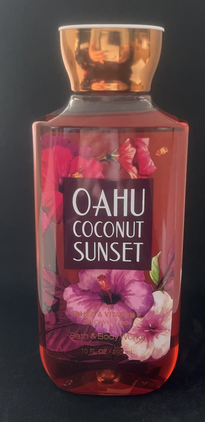 3 Bath & Body Works Oahu Coconut Sunset Shower GEL Wash10 Fl.oz 295 Ml ...