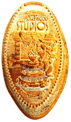 Indiana Chip Disney Hollywood Studios Elongated Smashed Pressed ...