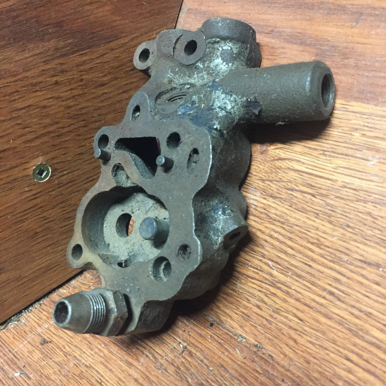 HARLEY DAVIDSON EARLY STYLE Panhead Oil Pump Body Rare Vintage CHOPPER ...