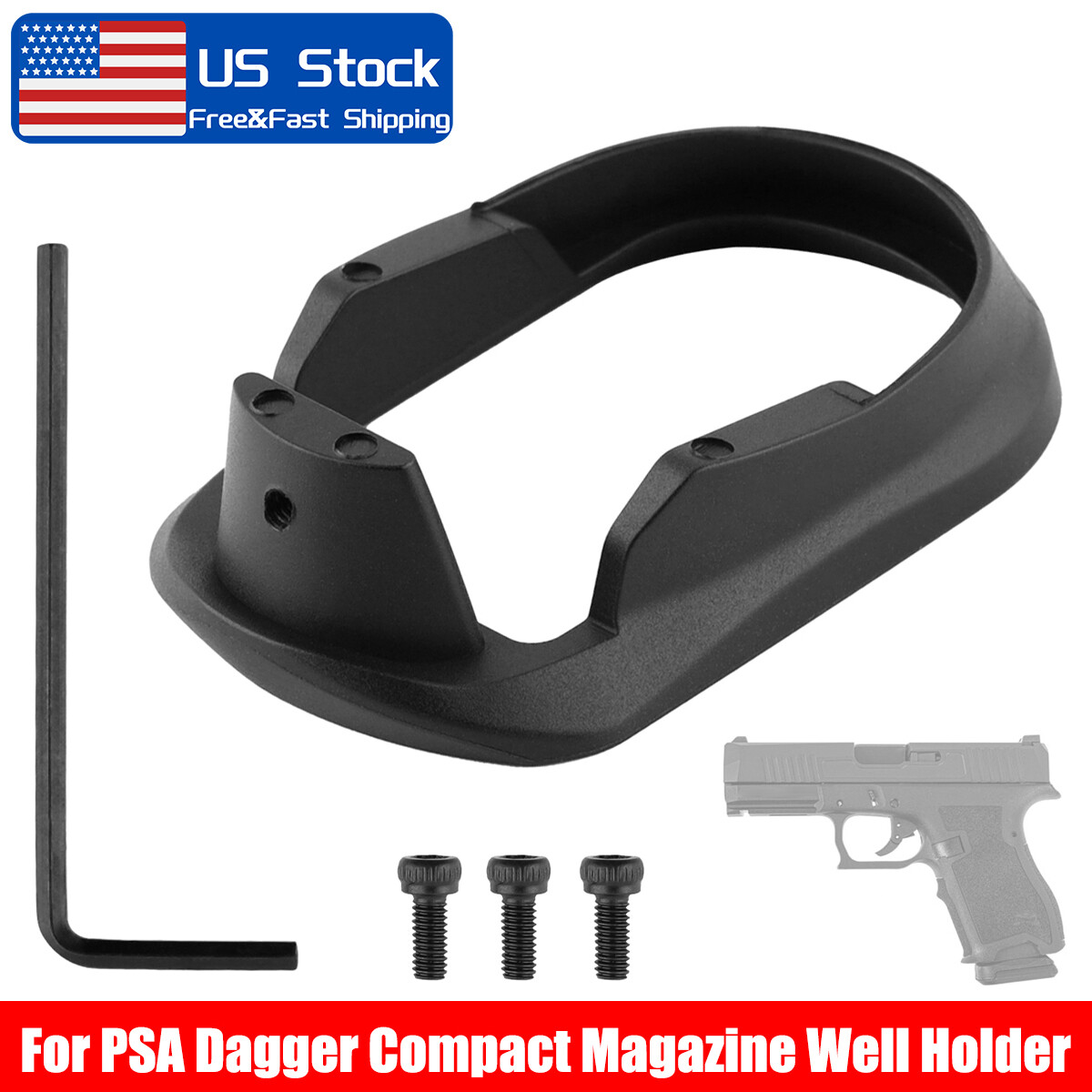 BRAND NEW Flared Magwell For PSA Dagger Compact - Carbon Reinforced ...