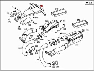 Genuine MERCEDES X222 A207 A217 C207 C216 C217 C218 Engine cover ...