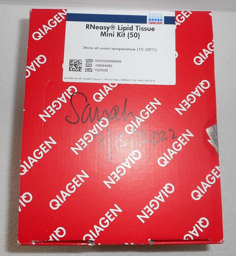 Qiagen 74804 RNeasy Lipid Tissue Mini Kit RNA Isolation Analysis 50 ...