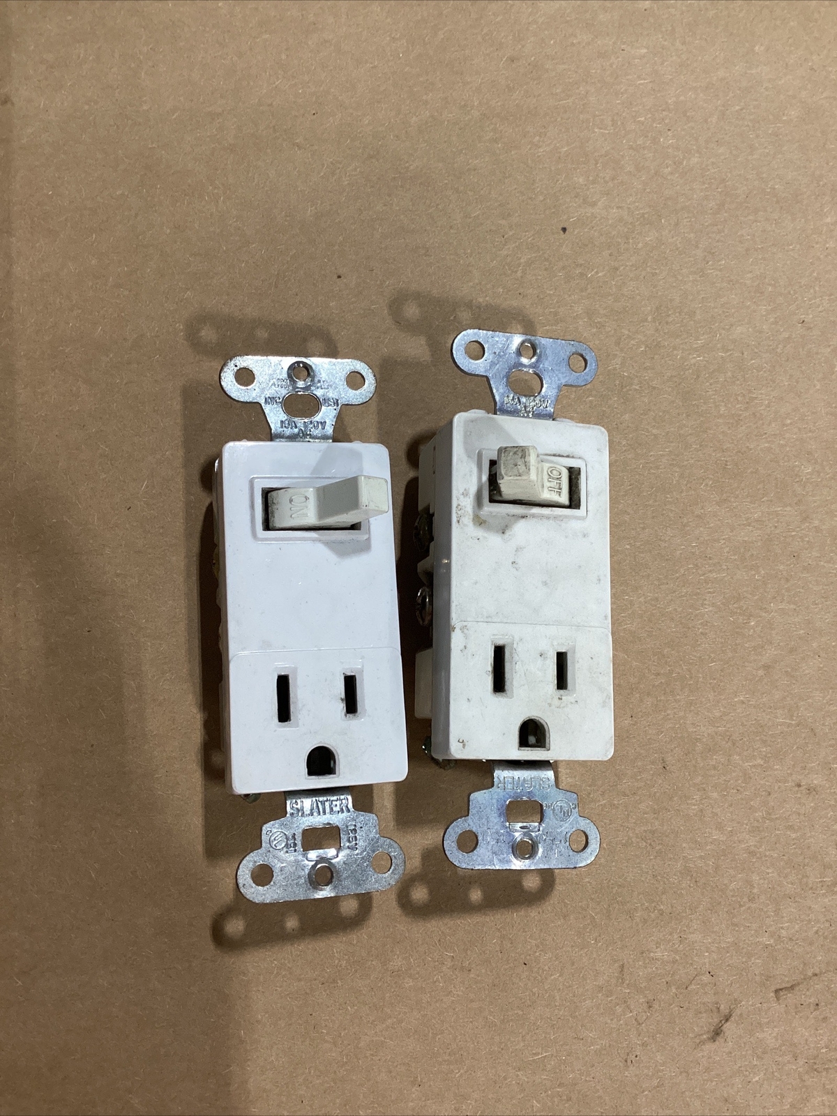 Slater Decorator Switch & Receptacle 15A 120V /125V #601I117 | eBay