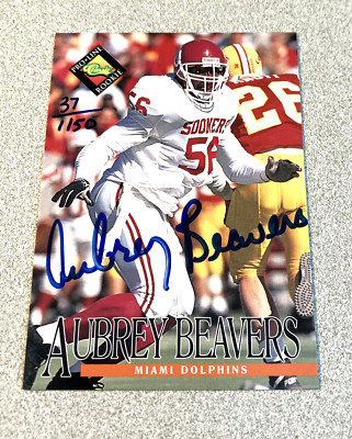 1994 Classic Pro Line NFL Auto Aubrey Beavers Dolphins /1150 | eBay