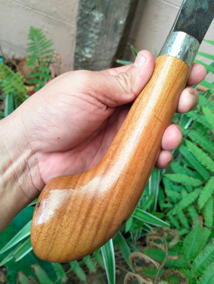 Handmade Parang Cutting Camping knife 12.6” forged blade, Teak handle ...