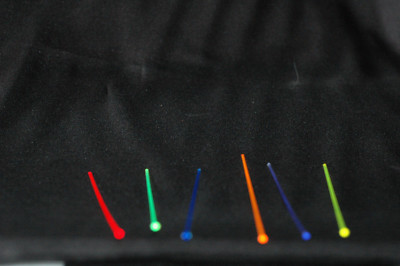 4 Fiberoptic replacement sight fiber optic rods .060 1.5mm 4 colors ...