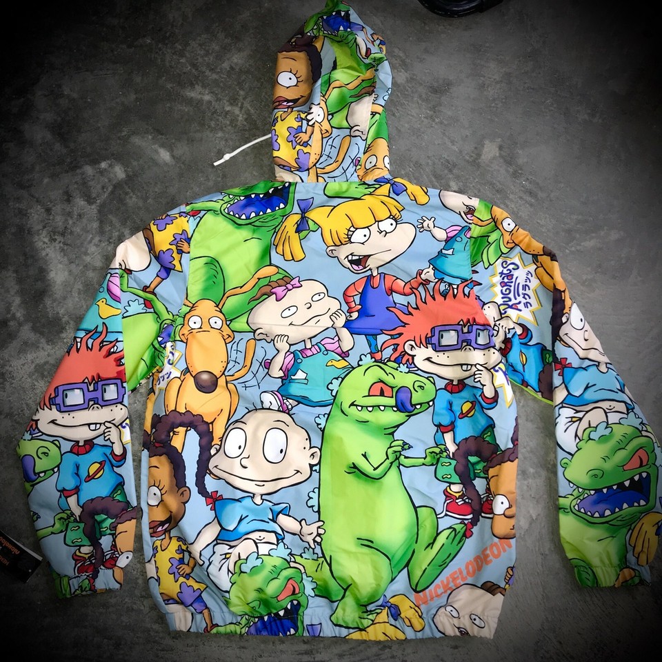 NICKELODEON RUGRATS WINDBREAKER JACKET multicolor retro 90s replica ...